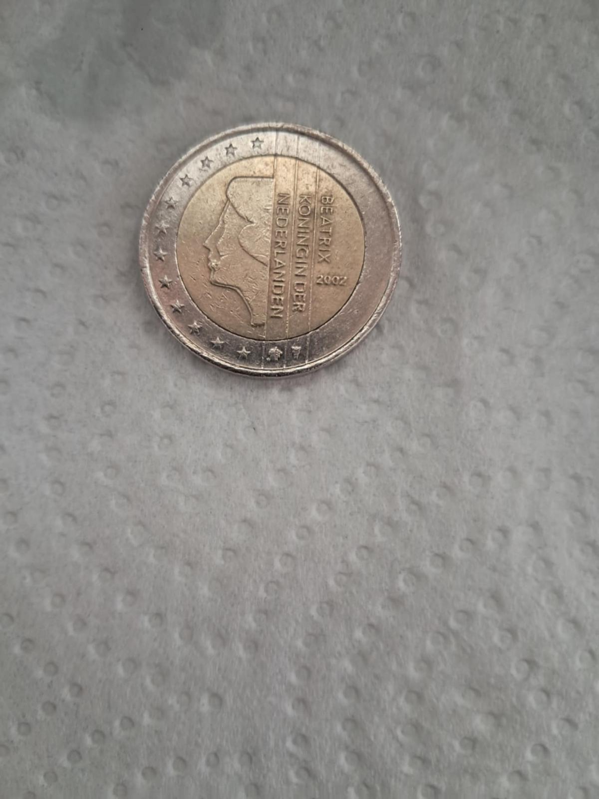 2 euro beatrix koningin 2002 der nederlanden error greška