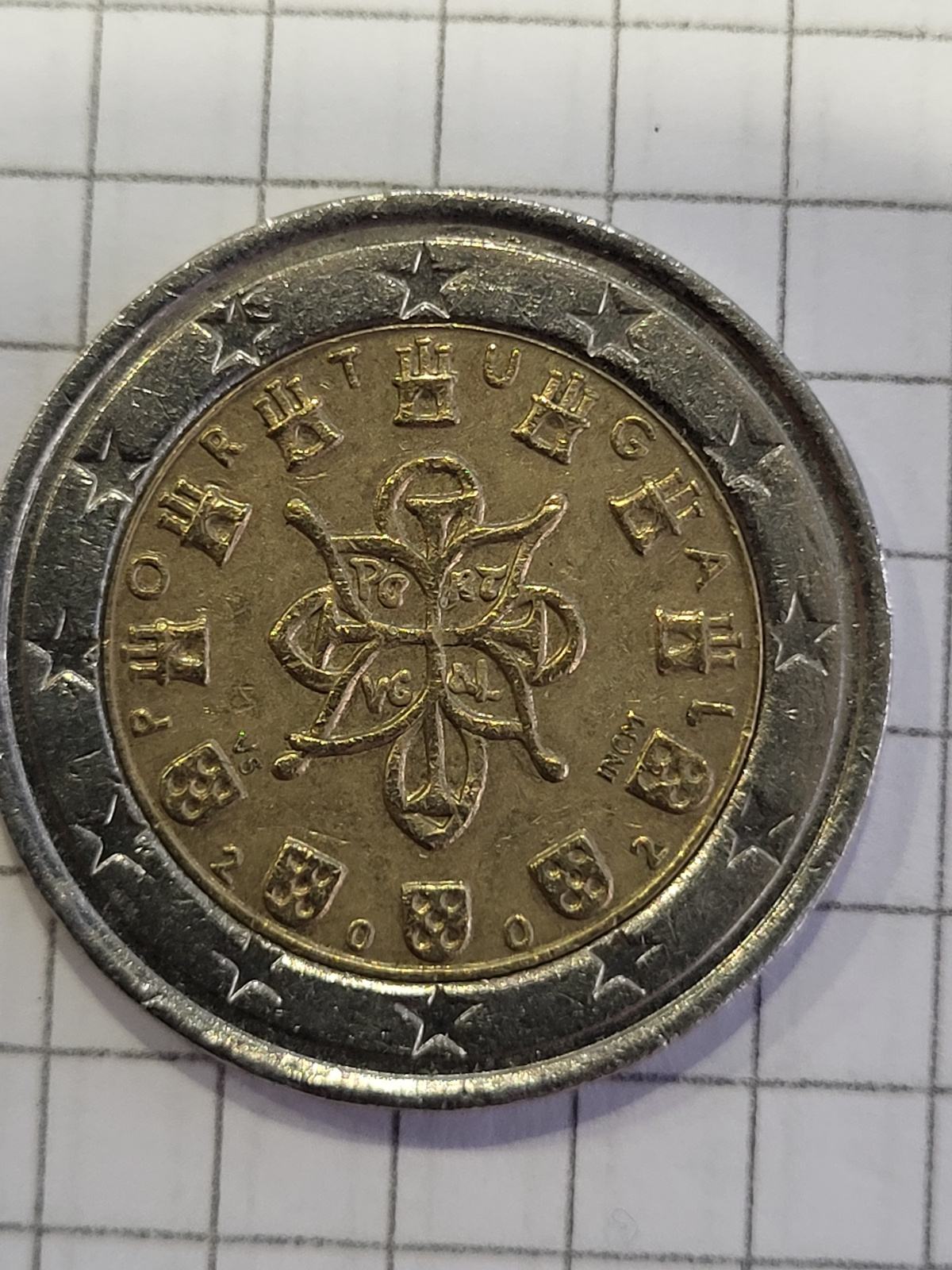 2 Eura Portugal 2002.