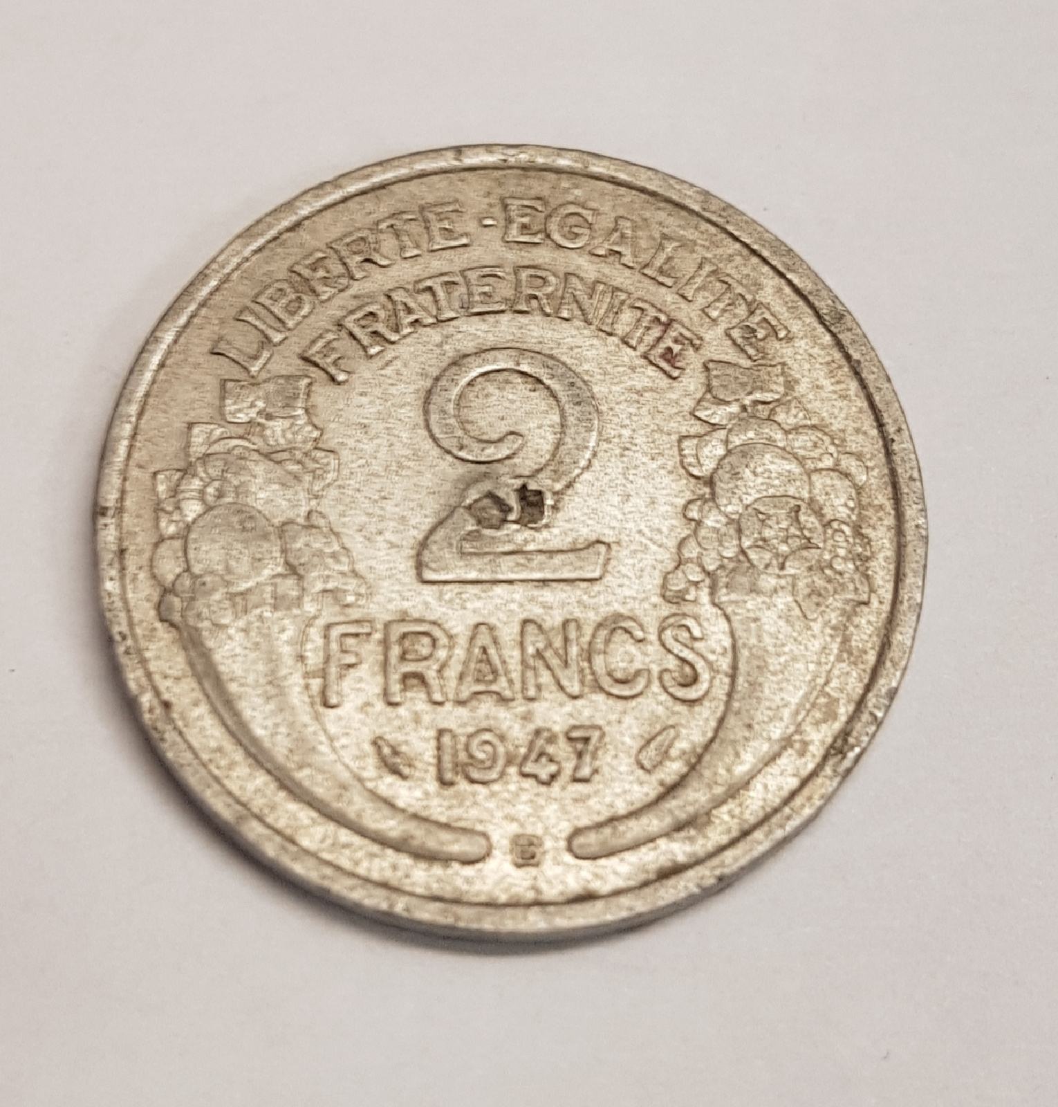 2 FRANCS 1947 B
