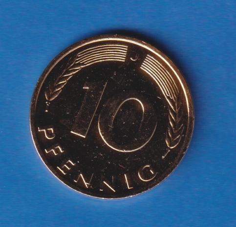 2553 - NJEMAČKA 10 PFENNING MARK 1994 UNC - 24 karatna pozlata