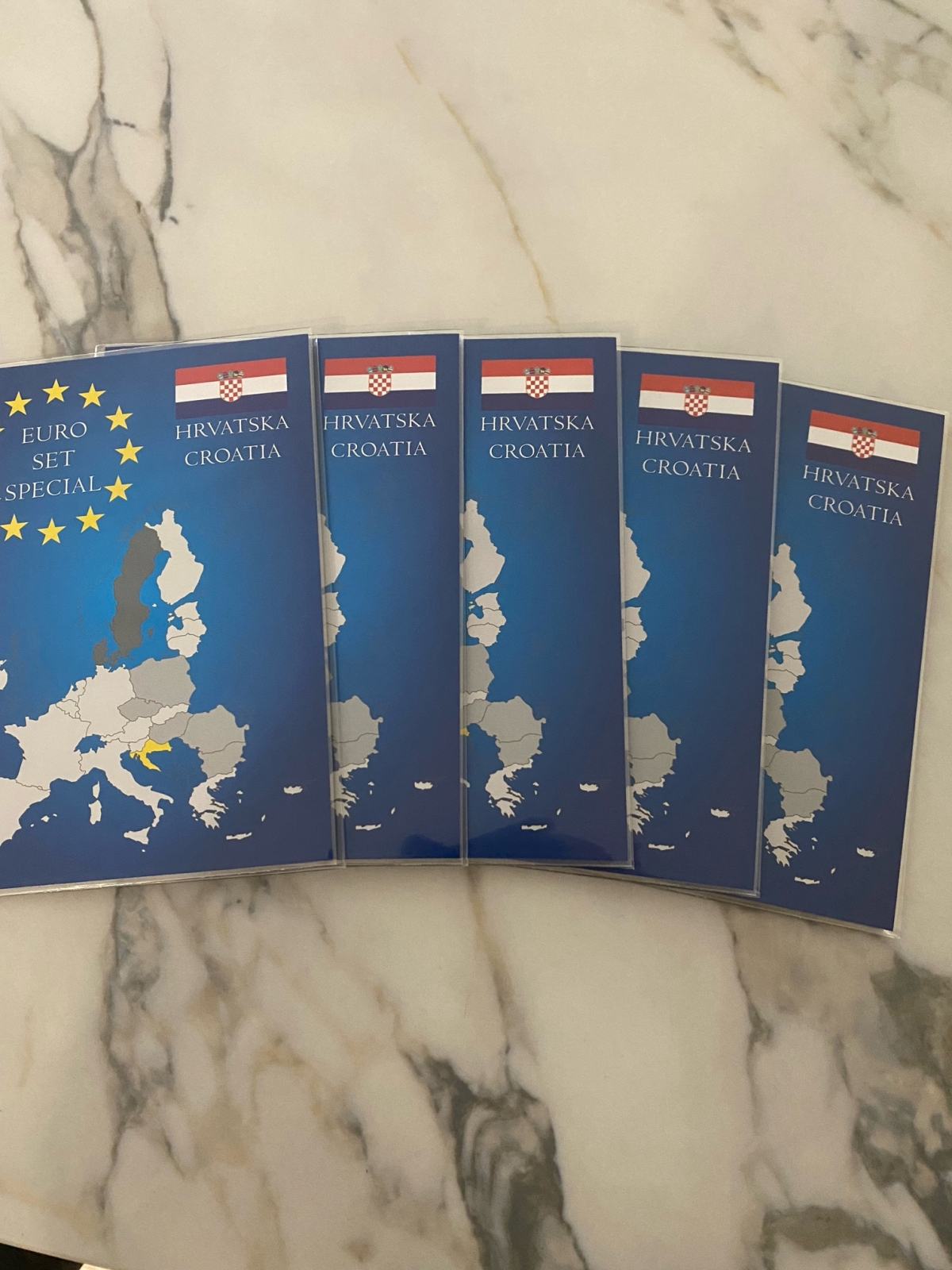 5 kompleta - Hrvatski Euro coin set Specijal 2023