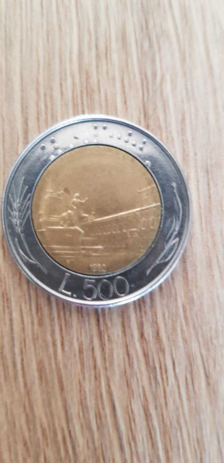500 LIRA 1983. S TISKARSKOM GREŠKOM