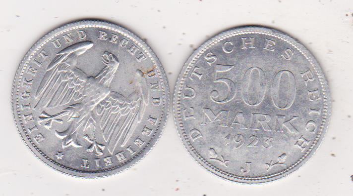 500 MARAKA 1923D,G,A,J ,ALUMINIJ 40 KUNA KOMAD