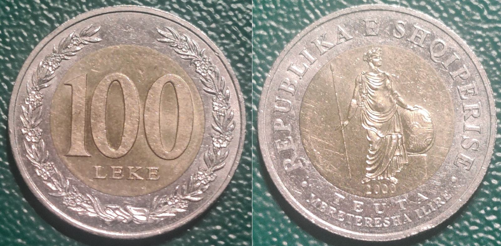 Albania 100 lekë, 2000