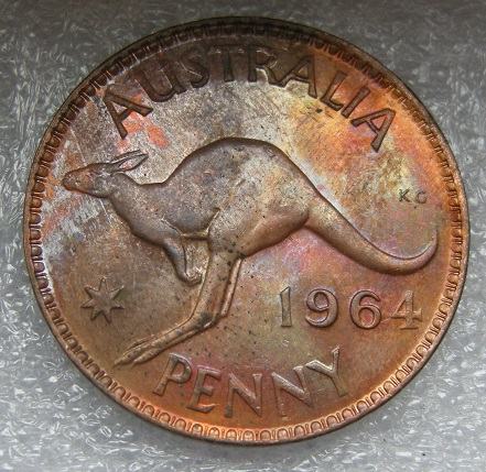 AUSTRALIA 1 PENNY 1964