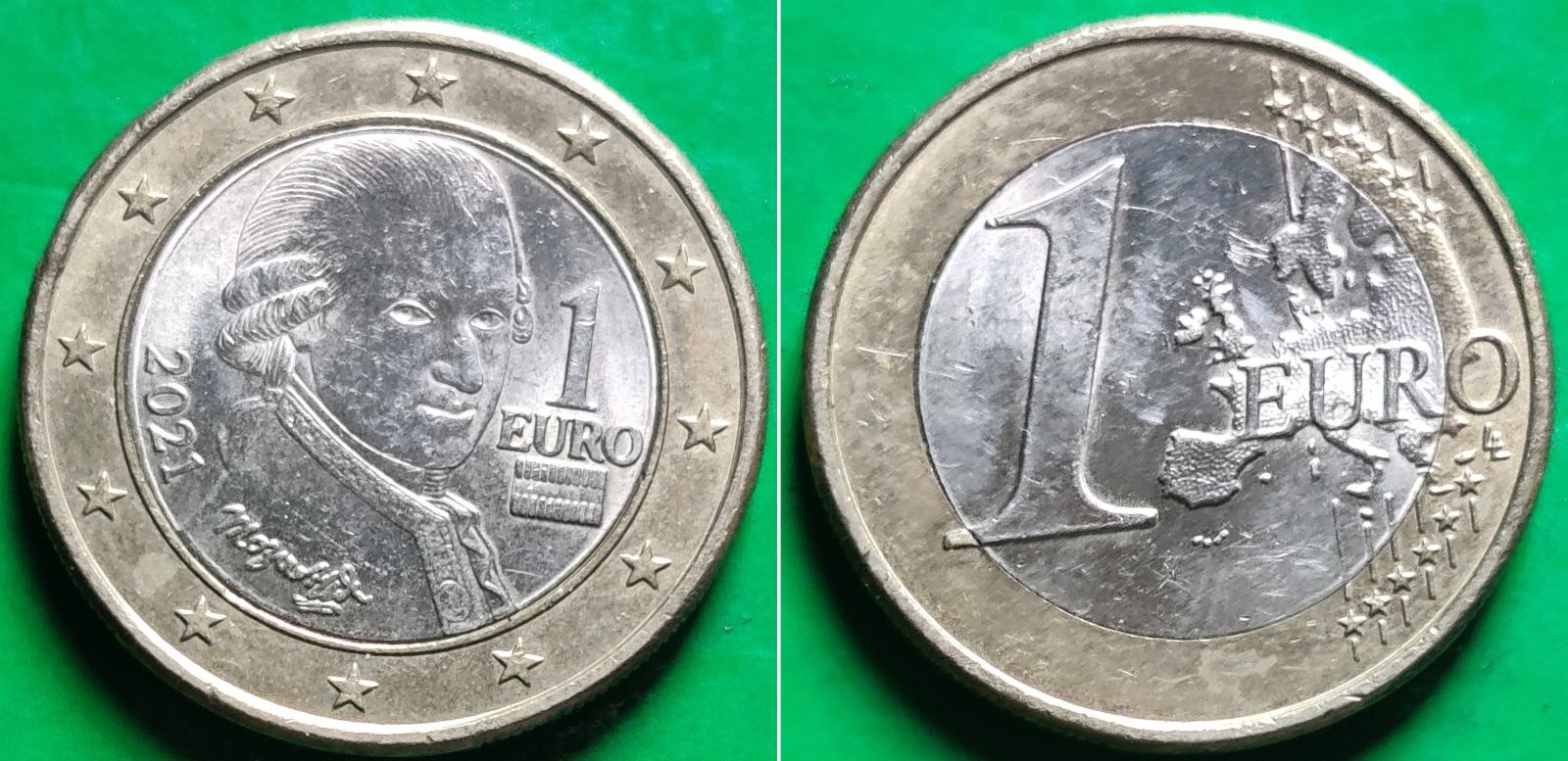 Austria 1 euro, 2021