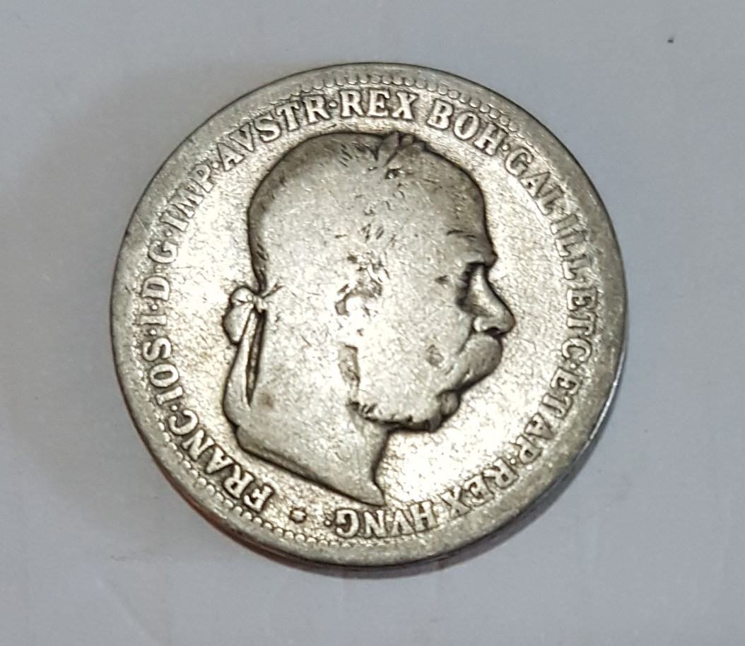 Austrian Empire Krone - 1895. god. kovanica od 1 Krone, Silver