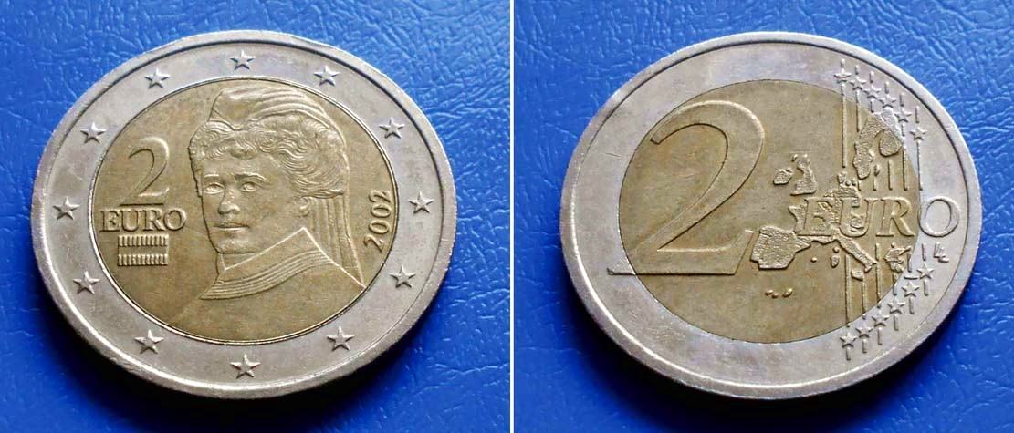 AUSTRIJA AUSTRIA 2 EURO 2002 KM.3089