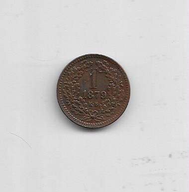 Austro Ugarska 1 Krajczar 1879 K.B.