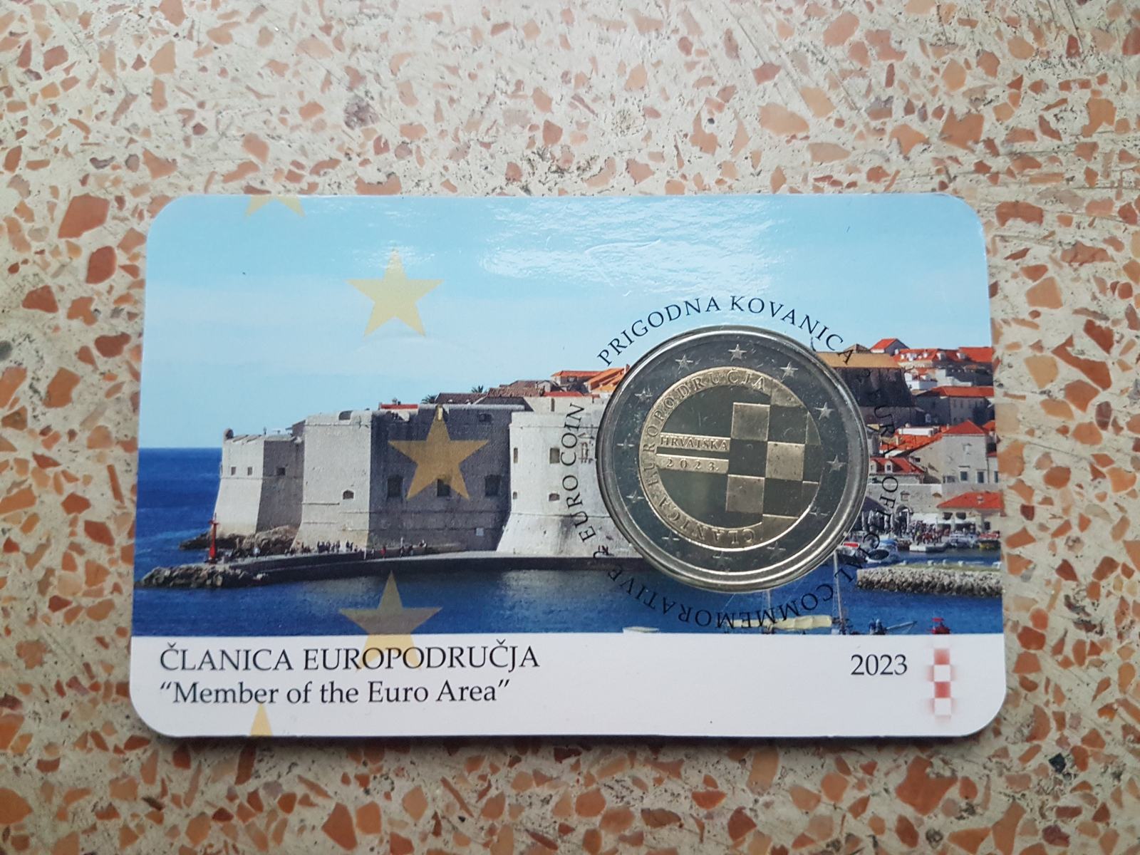 BLISTER Prigodna kovanica od 2 eura “Članica europodručja” 2023.