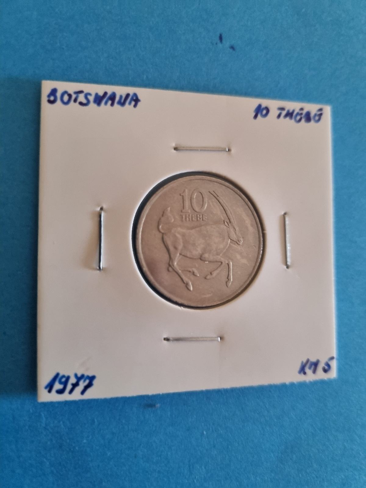 Bocvana (Botswana) 10 Thebe 1977