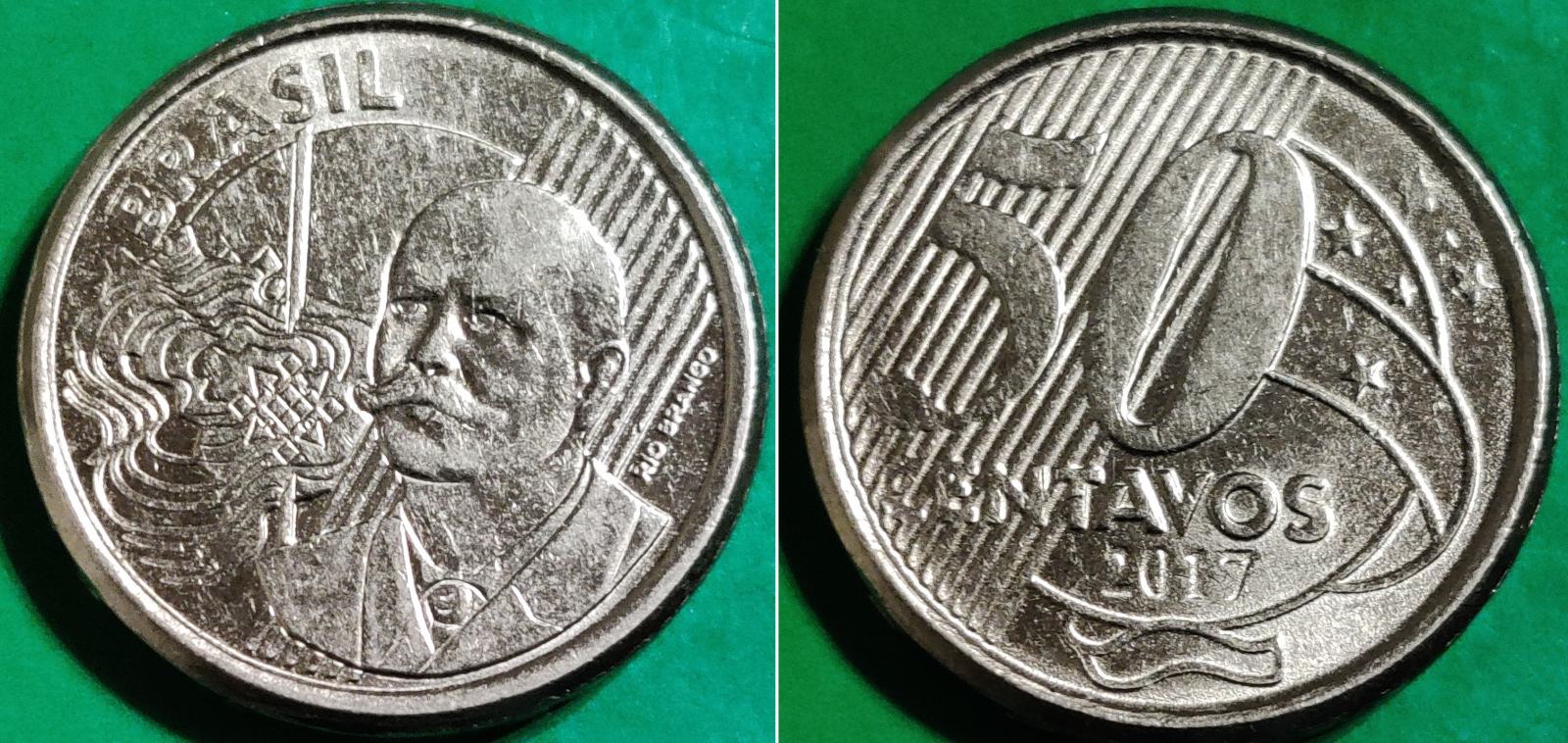 Brazil 50 centavos, 2017