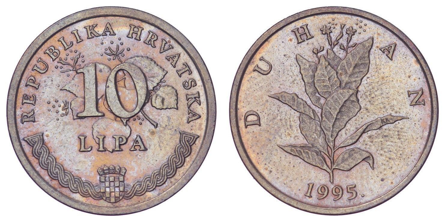 CROATIA 10 lipa 1995 / Croatian text / XF (Ref.br. K-002.696)