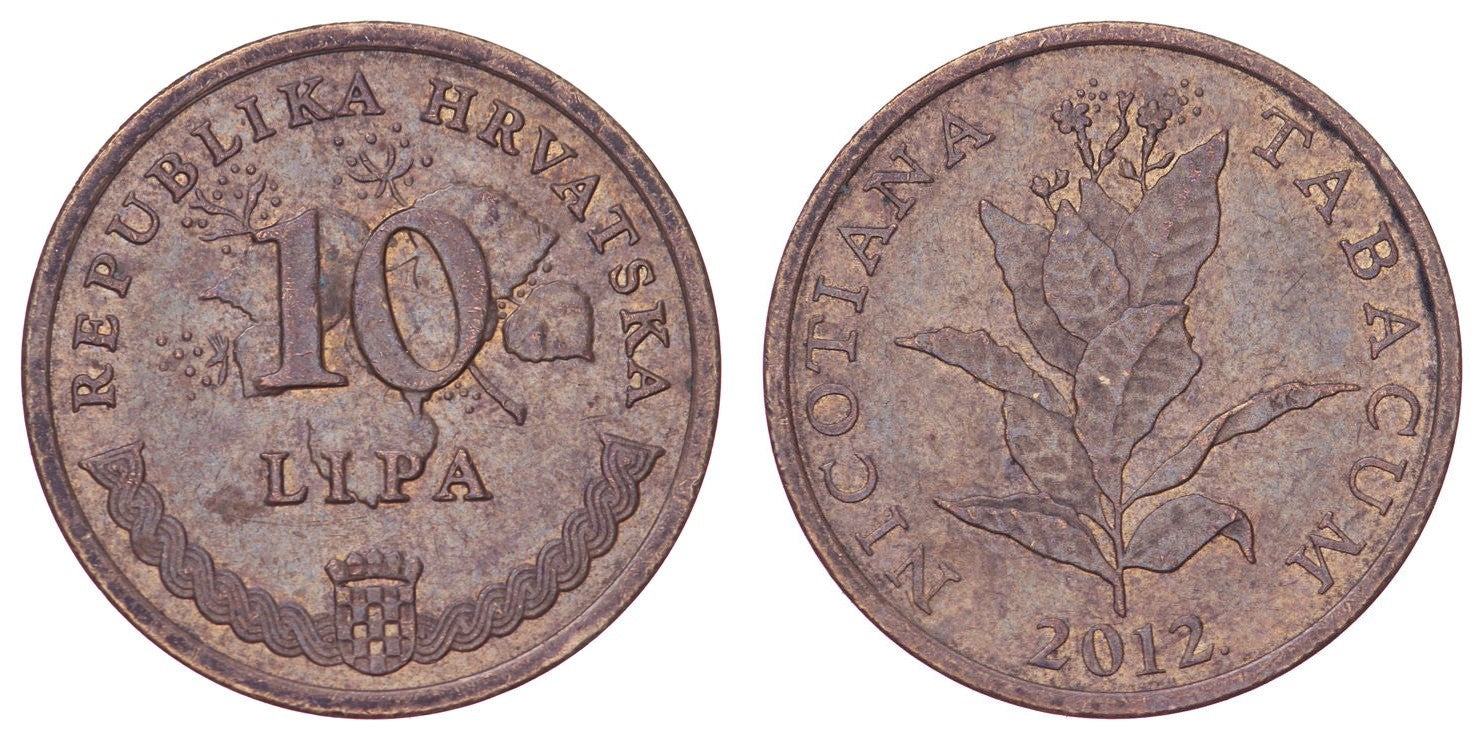 CROATIA 10 lipa 2012 / Latin text / VF (Ref.br. K-004.125)