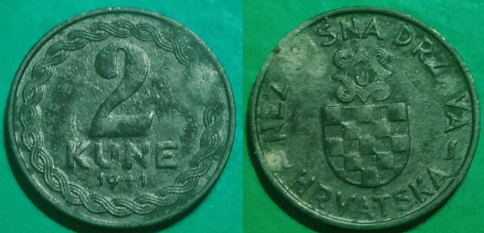 Croatia 2 kune, 1941