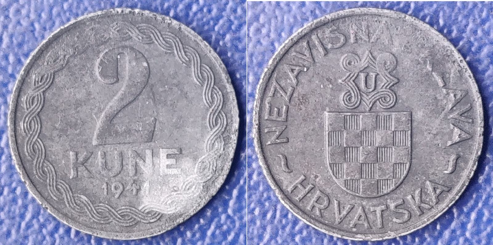 Croatia 2 kune, 1941
