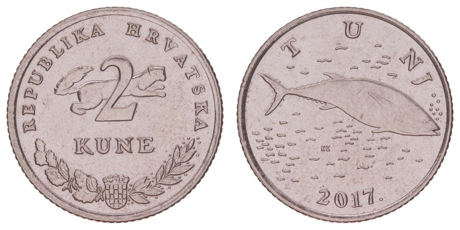 CROATIA 2 kune 2017 / Croatian text / UNC- (Ref.br. K-001.614)