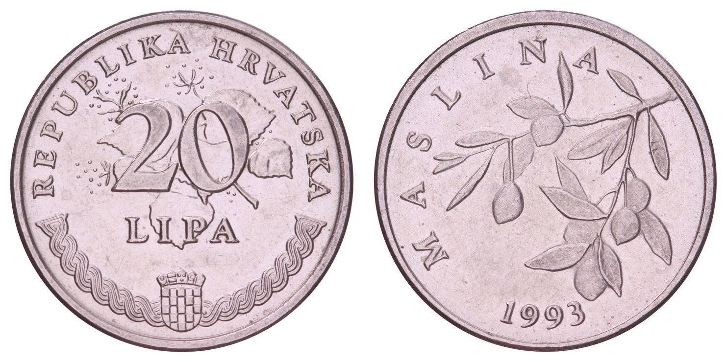 CROATIA 20 lipa 1993 / Croatian text / XF+ (Ref.br. K-002.991)