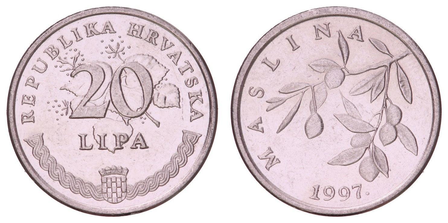 CROATIA 20 lipa 1997 / Croatian text / VF+ (Ref.br. K-005.121)