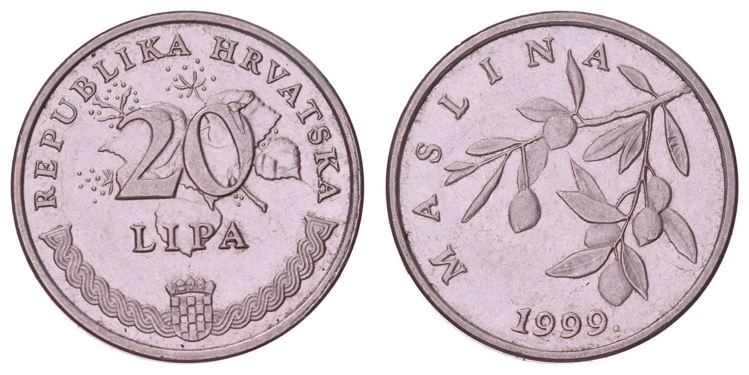 CROATIA 20 lipa 1999 / Croatian text / VF (Ref.br. K-002.836)