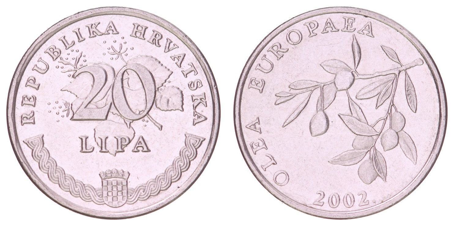 CROATIA 20 lipa 2002 / Latin text / XF (Ref.br. K-005.085)