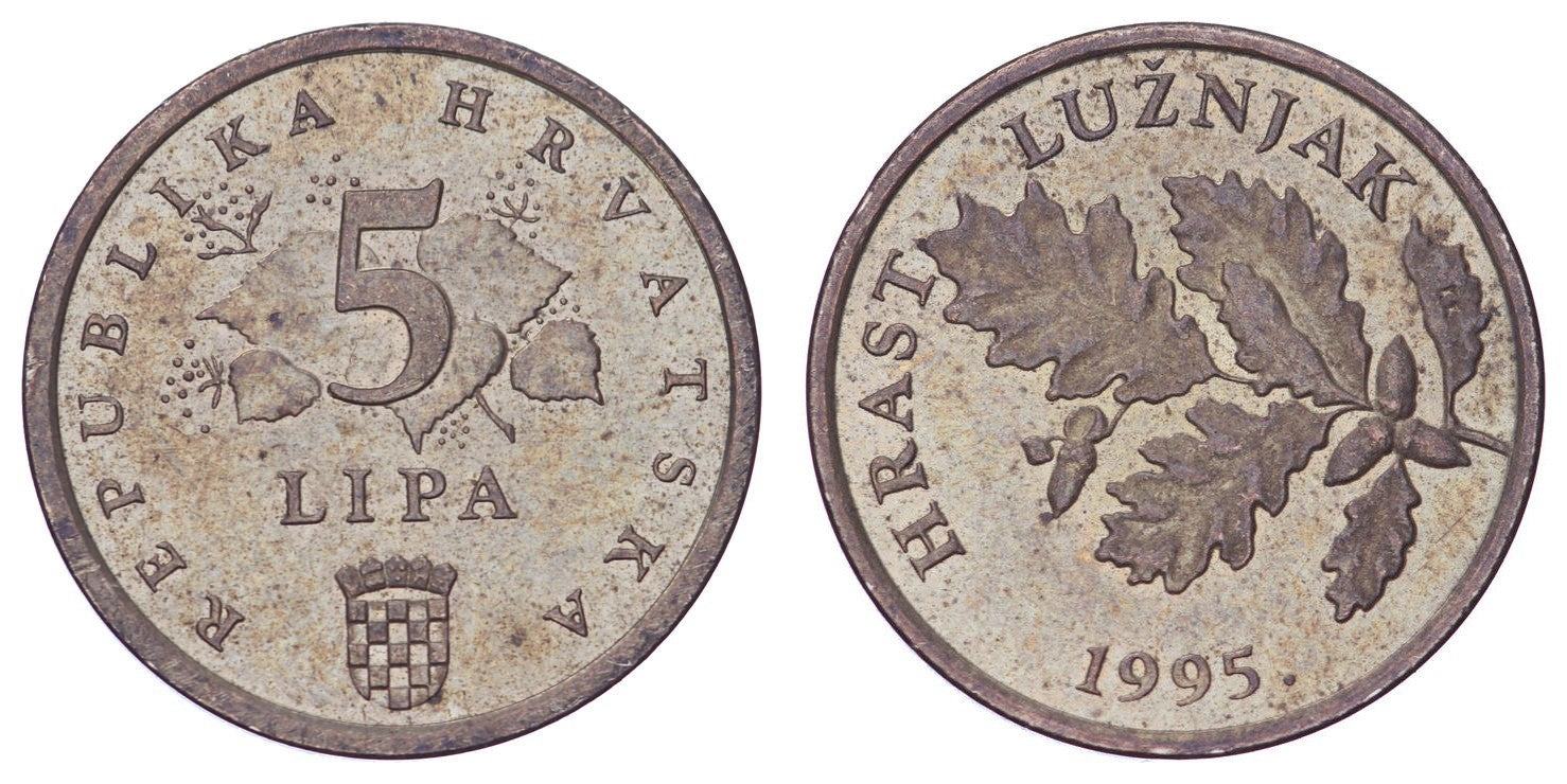 CROATIA 5 lipa 1995 / Croatian text / XF (Ref.br. K-005.384)