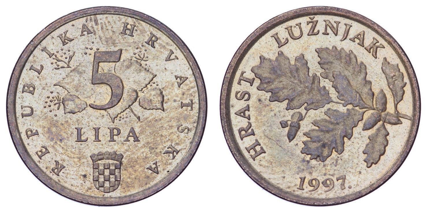 CROATIA 5 lipa 1997 / Croatian text / XF- (Ref.br. K-005.387)
