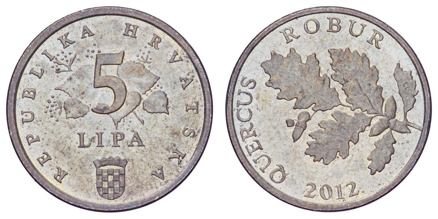 CROATIA 5 lipa 2012 / Latin text / XF (Ref.br. K-004.945)