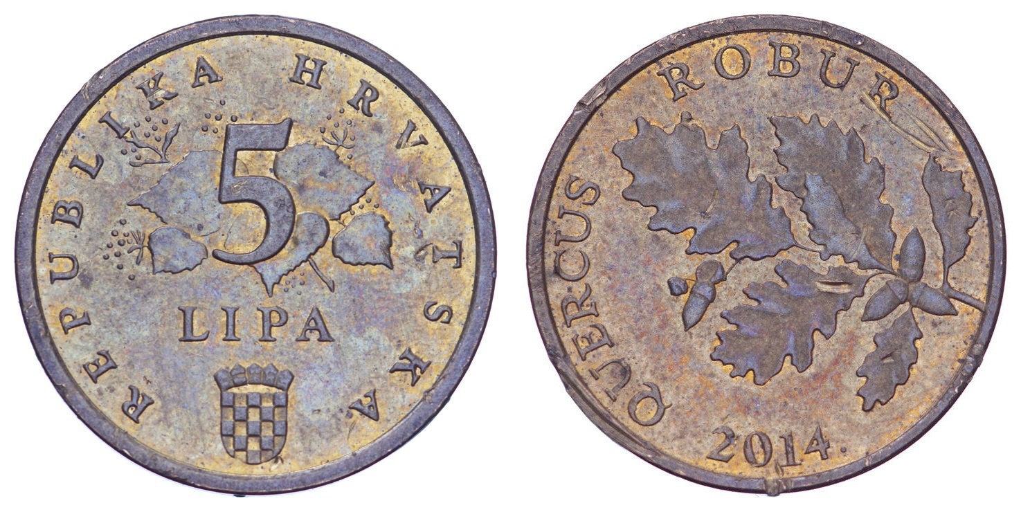 CROATIA 5 lipa 2014 / Latin text / VF- (Ref.br. K-004.018)