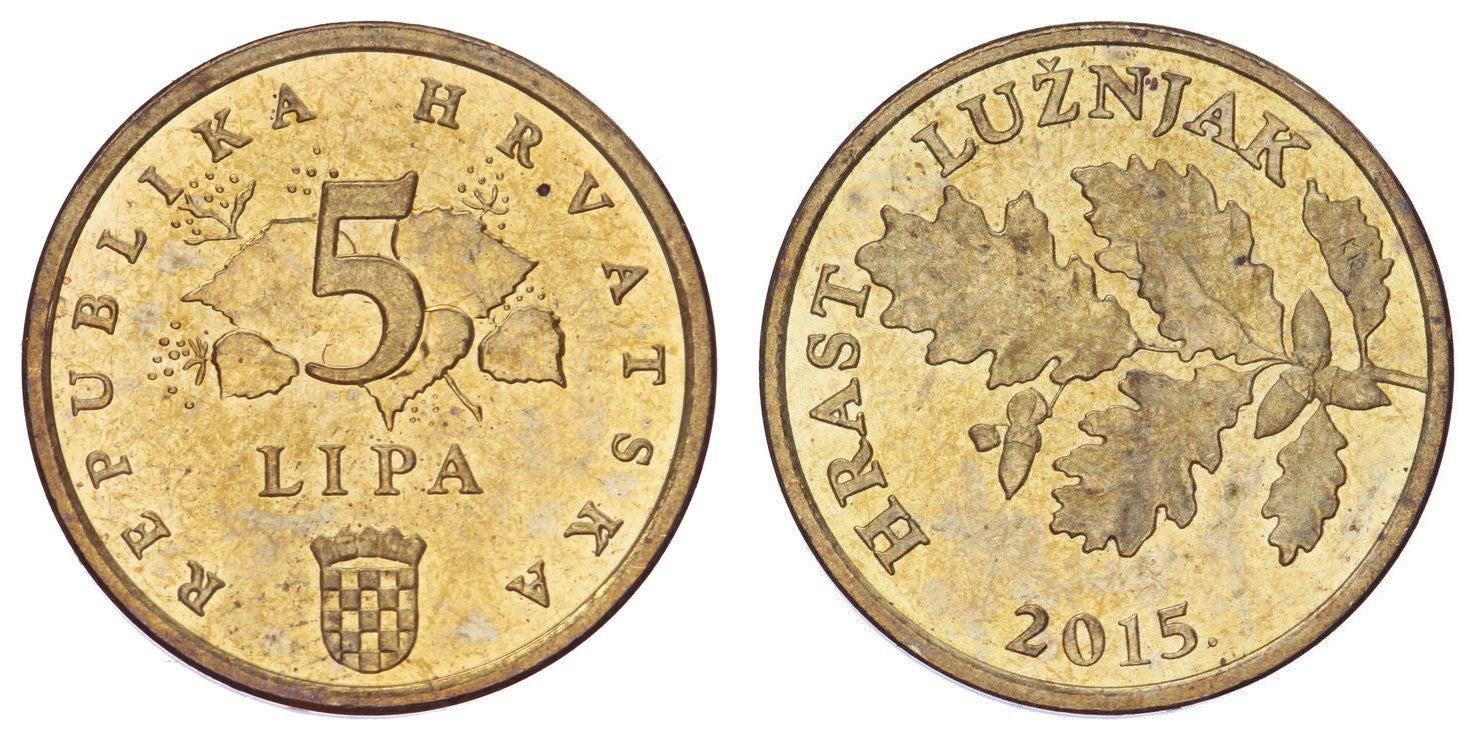 CROATIA 5 lipa 2015 / Croatian text / UNC- (Ref.br. K-002.414)