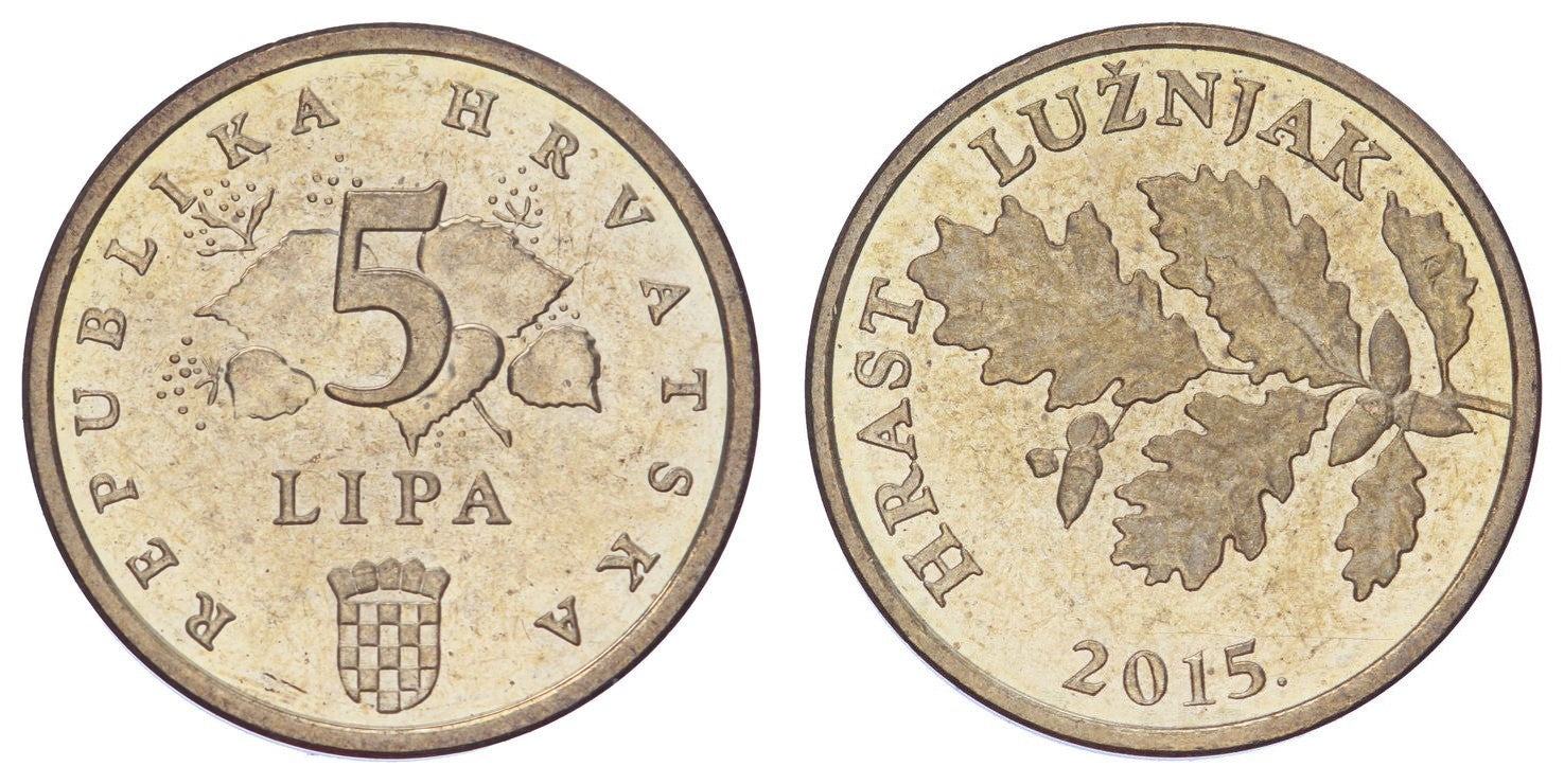 CROATIA 5 lipa 2015 / Croatian text / UNC- (Ref.br. K-002.420)