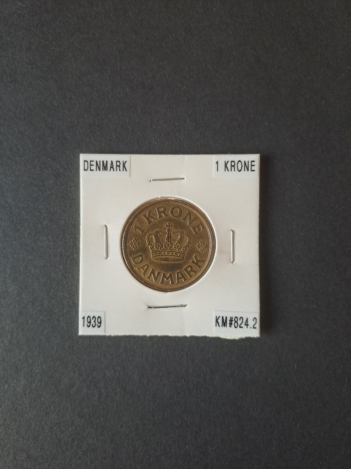 Danska (Denmark) 1 Krone 1939