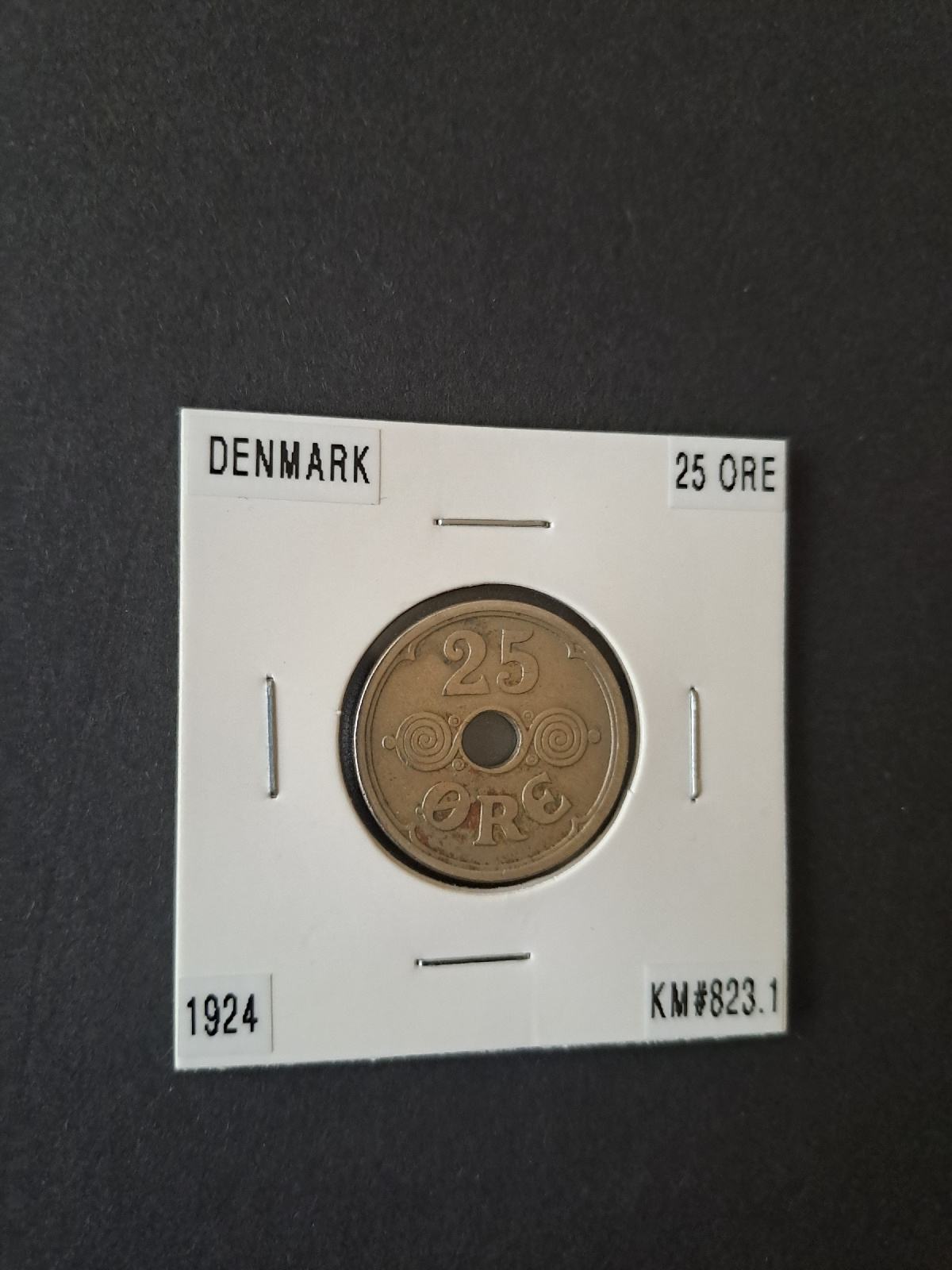 Danska (Denmark) 25 Ore 1924