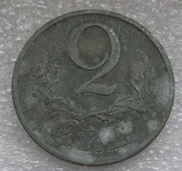 DENMARK 2 ORE 1942