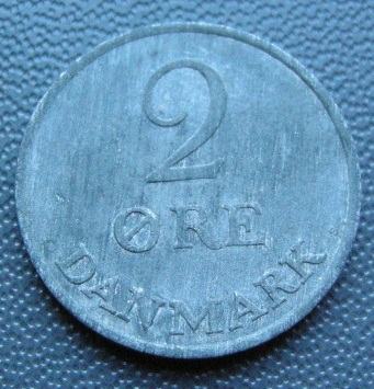 DENMARK 2 ORE 1965