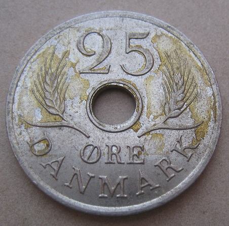DENMARK 25 ORE 1972