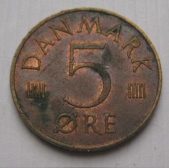 DENMARK 5 ORE 1978