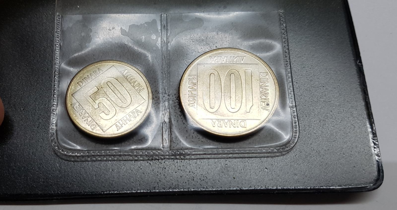 ETUI KOVANI NOVAC SFRJ 1989. SRPSKO NUMIZMATIČKO DRUŠTVO, DINARI