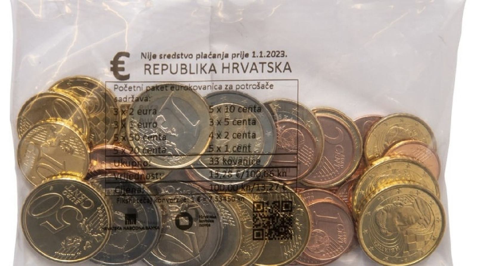Euro kovanice Hrvatska start paket NOVO!