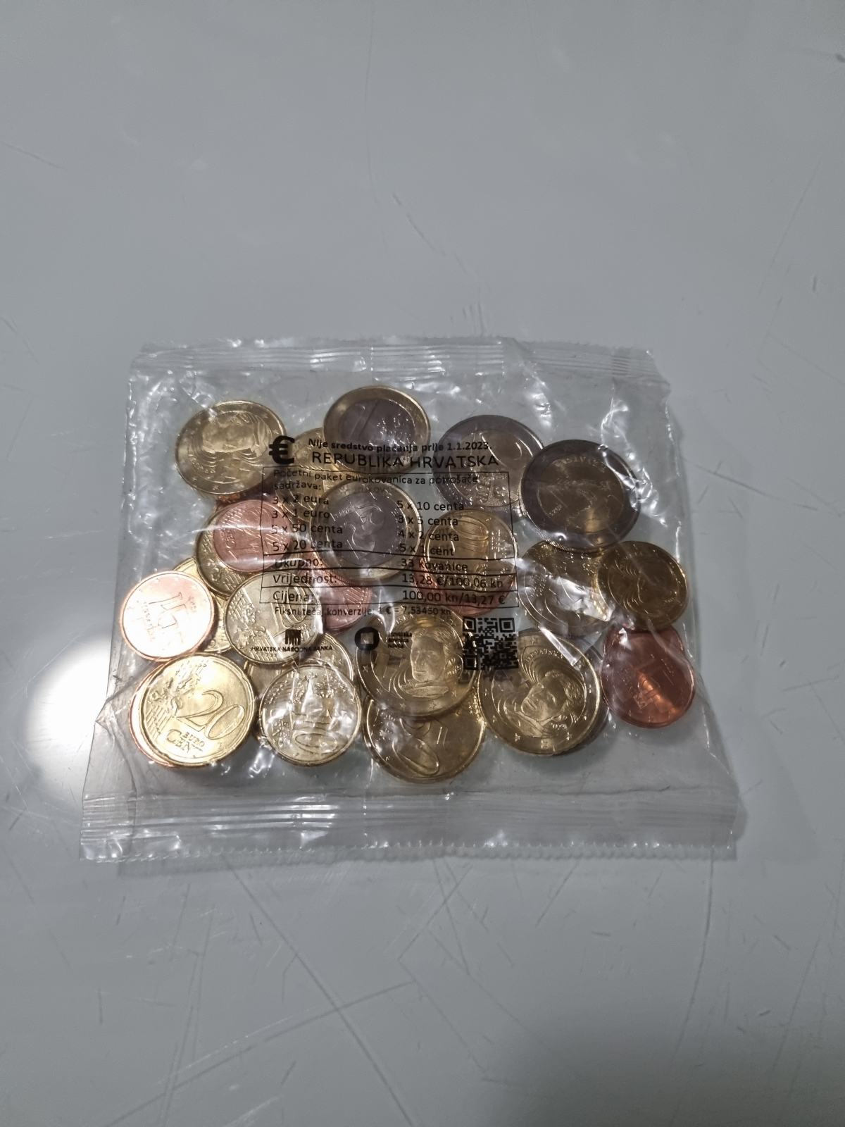 Euro kovanice Hrvatski paket