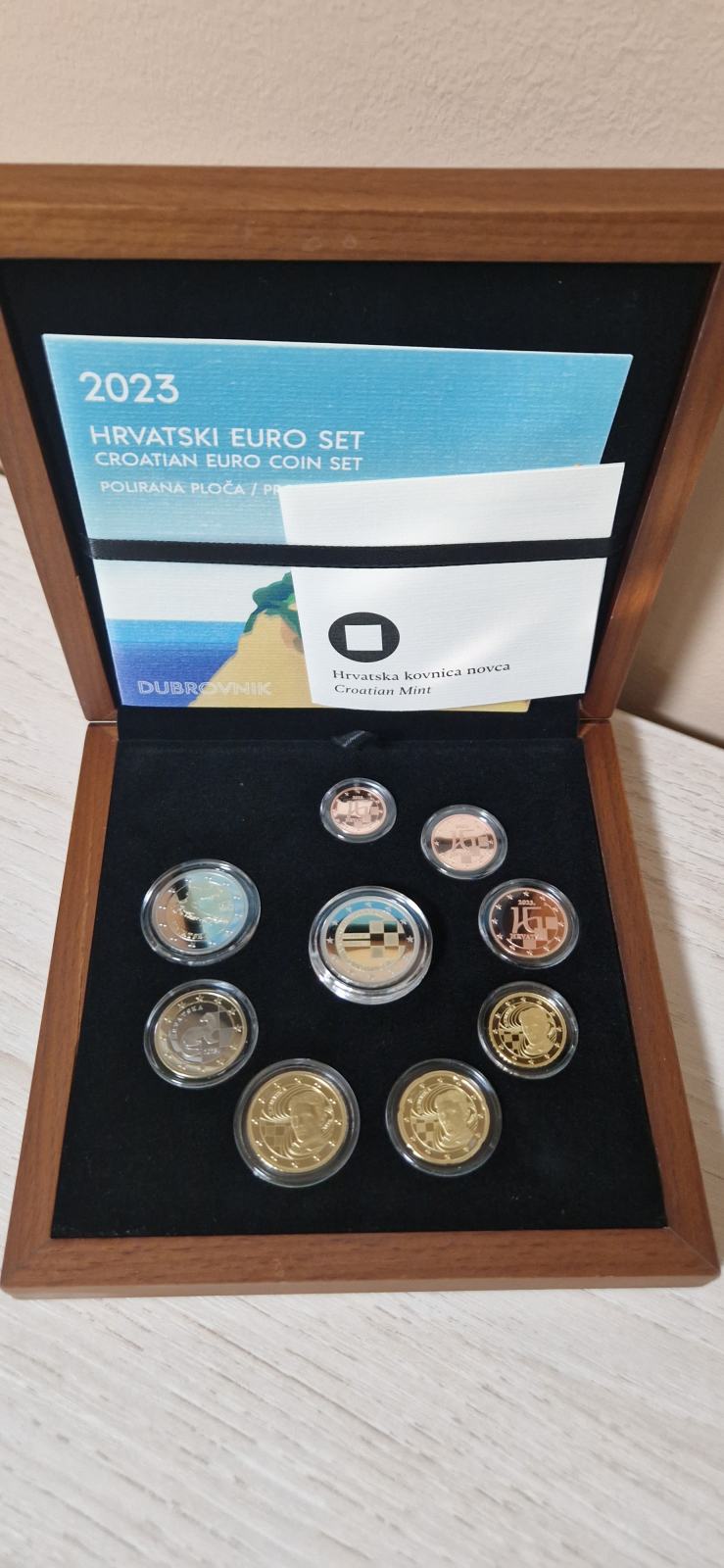 Euro set Dubrovnik i kovanica 2 eura prigodna proof