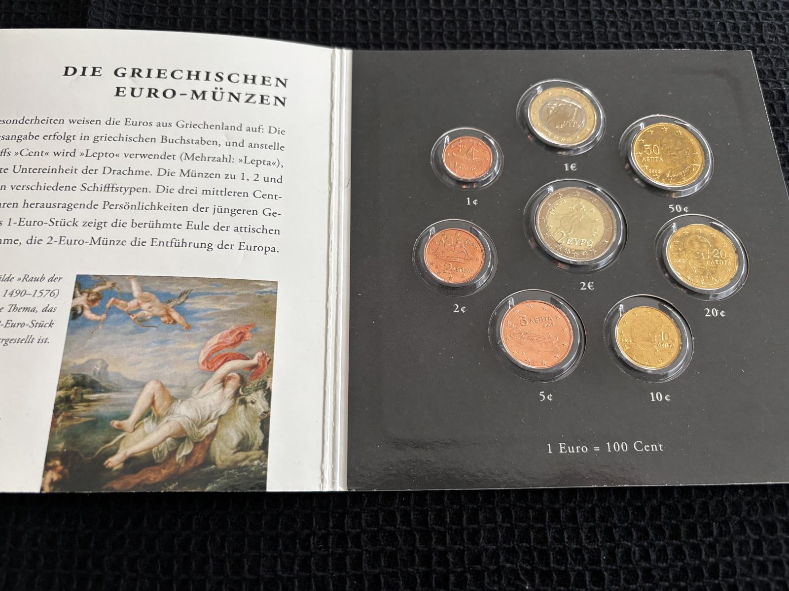 Euro set Grcka 2002.g + set Drahmi 2u1