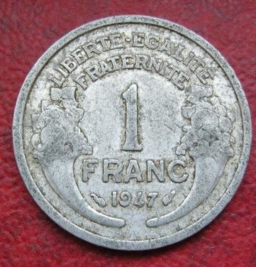 FRANCE 1 FRANC 1947