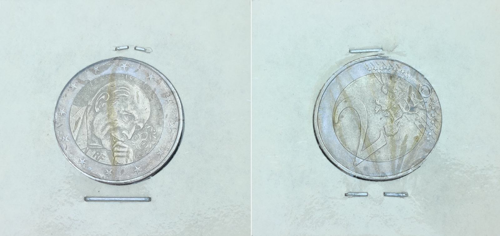 France 2 euro, 2016 100th Anniversary - Birth of François Mitterrand