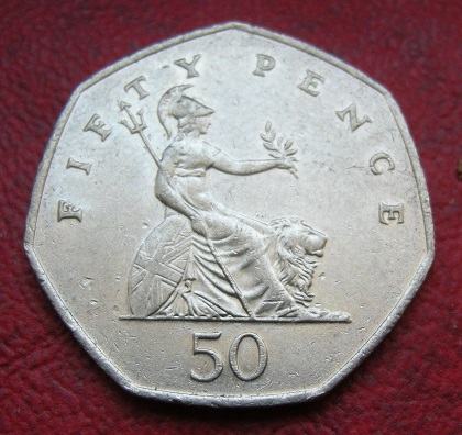 GREAT BRITAIN 50 Pence 2004