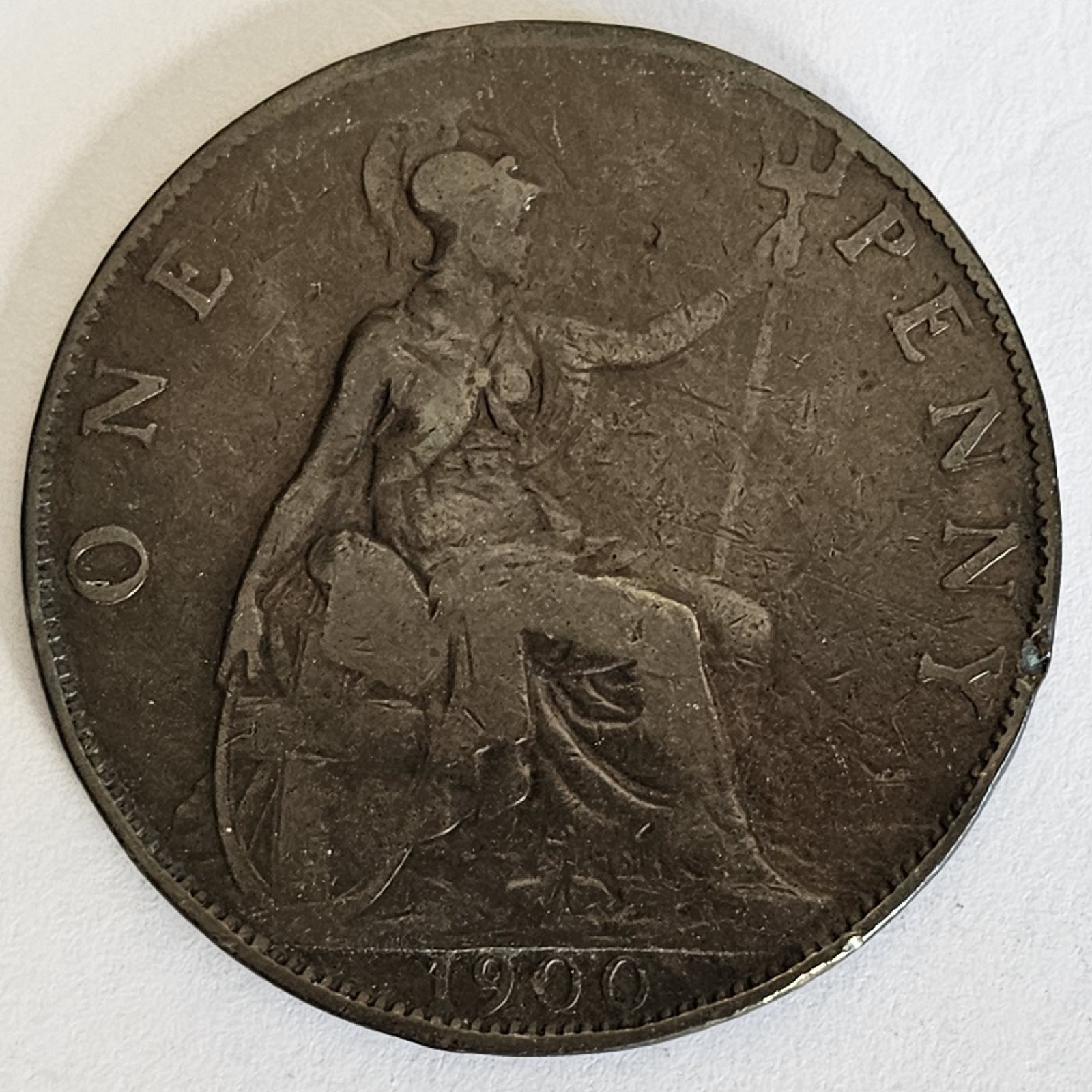 GREAT BRITAIN- ONE PENNY 1900.