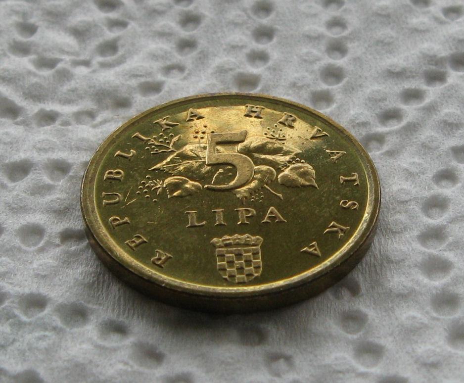 Hrvatska, 5 Lipa 1996. Jubilarna - UNC