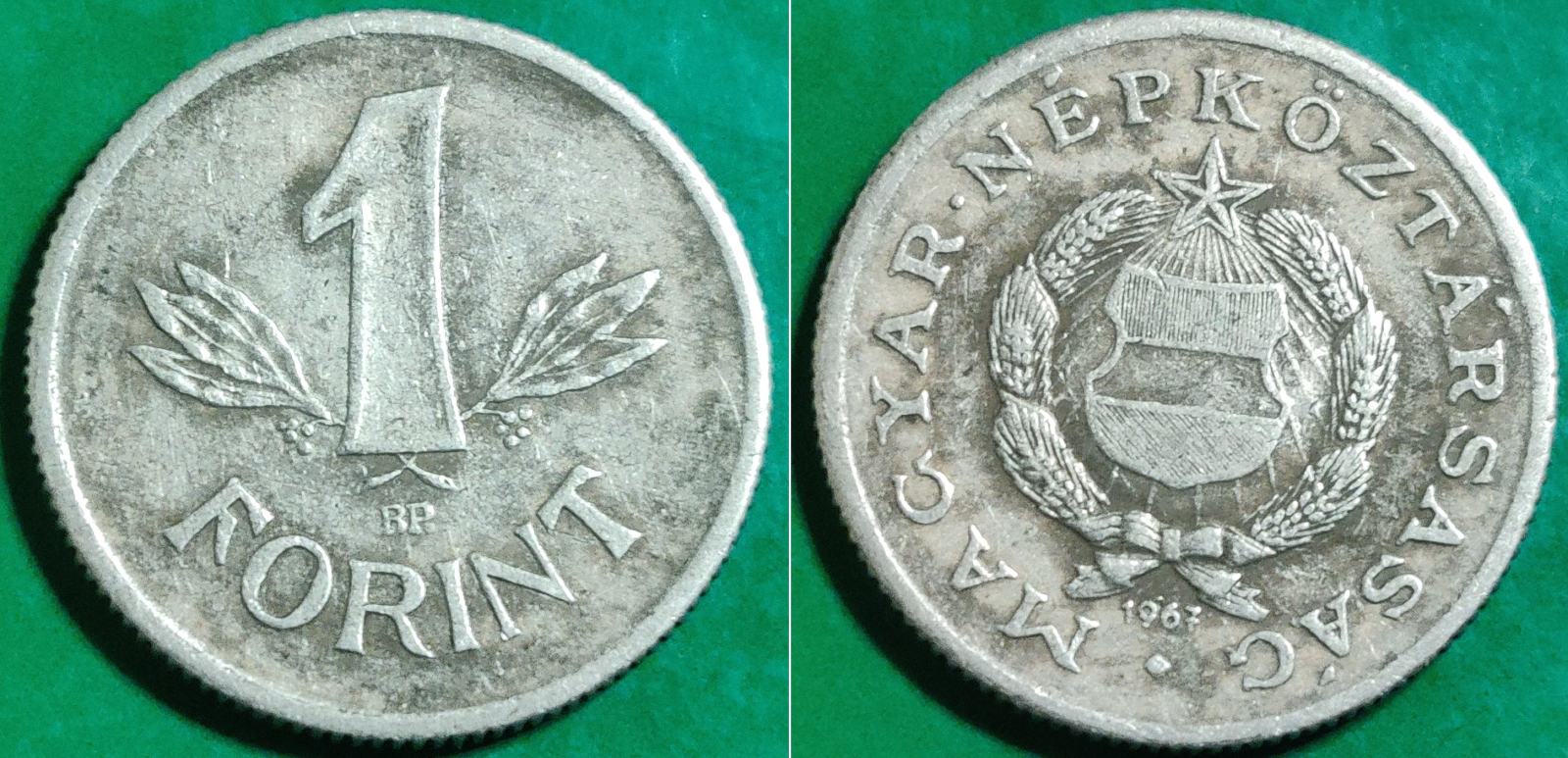 Hungary 1 forint, 1967 /// 0,15 EURO