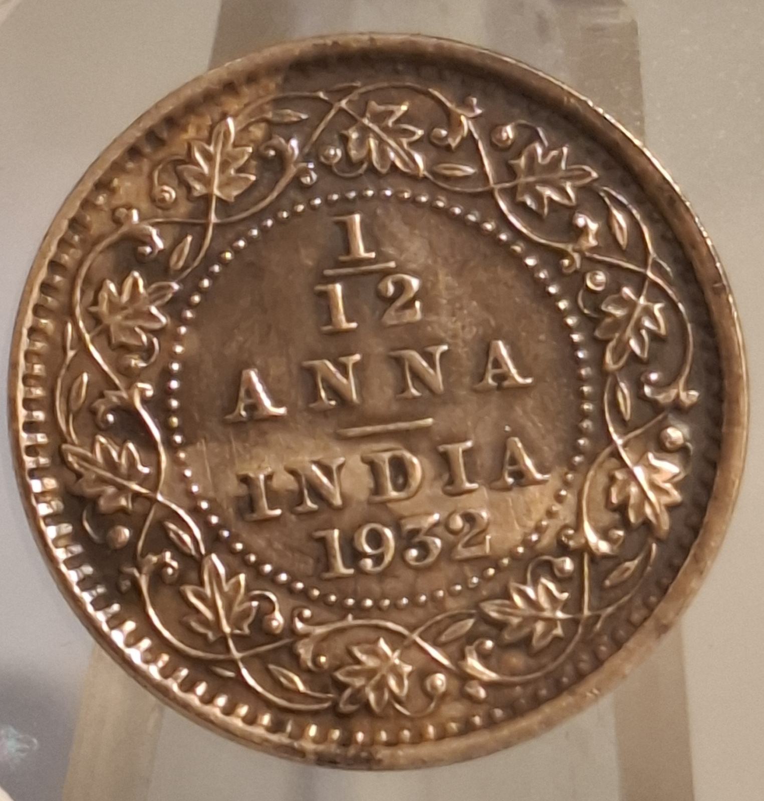 INDIJA 1932 - 1/12 ANNA - GEORGE V