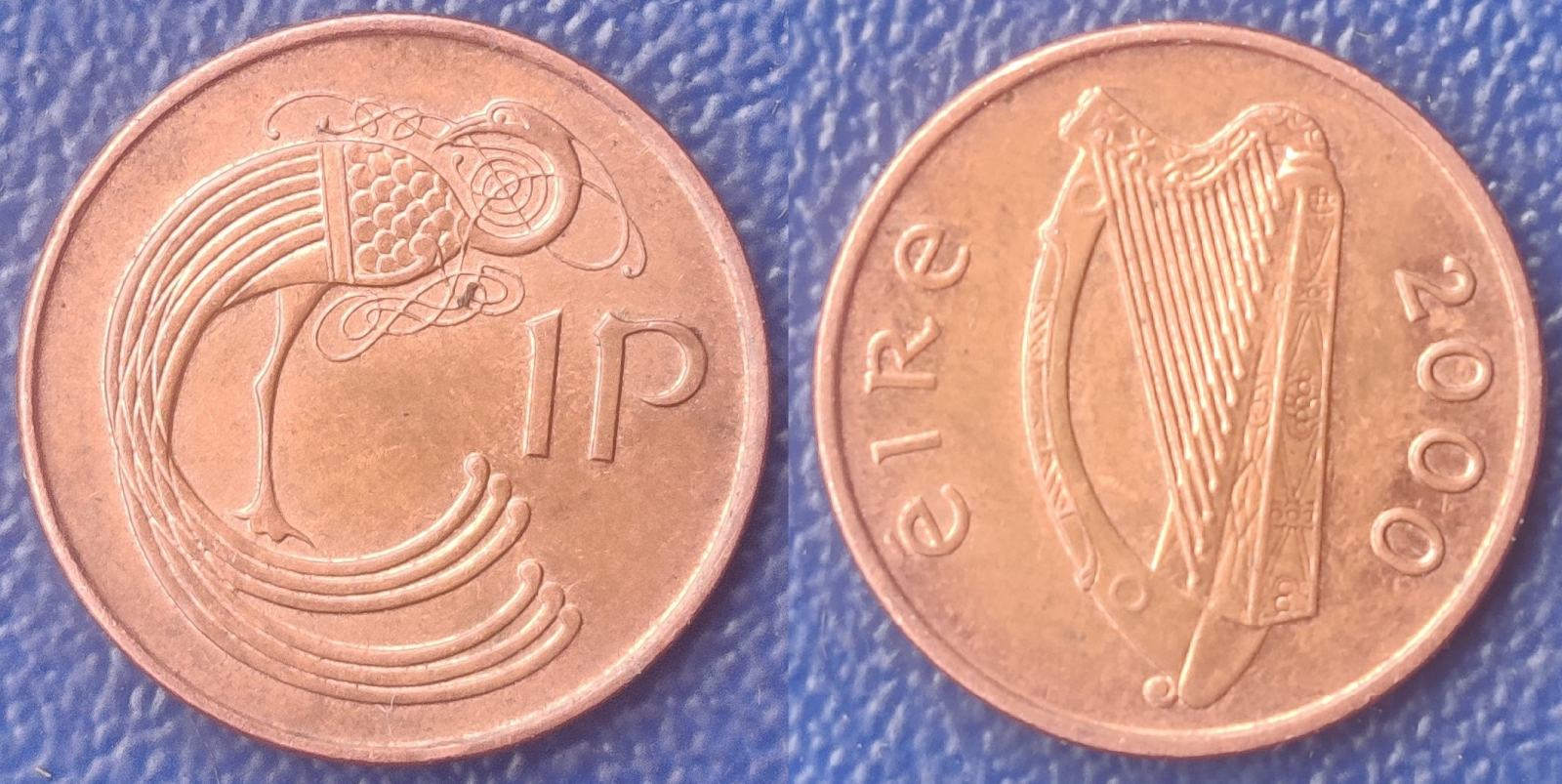 Ireland 1 penny, 2000